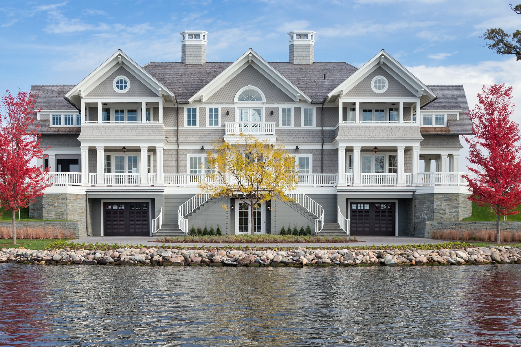 Shingle Style Lake Home Architecture